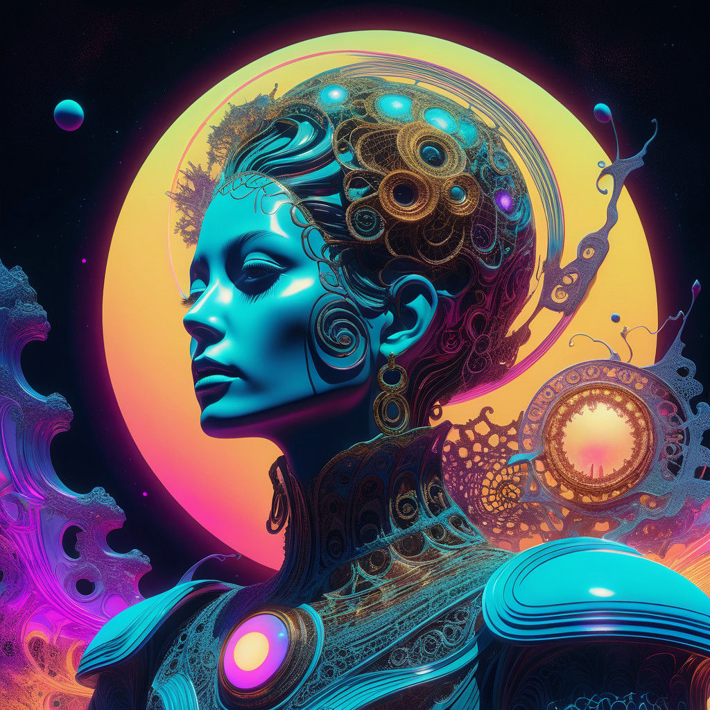 "Stellaraa Proximate" - starkly curved space grotesquecore technique ...