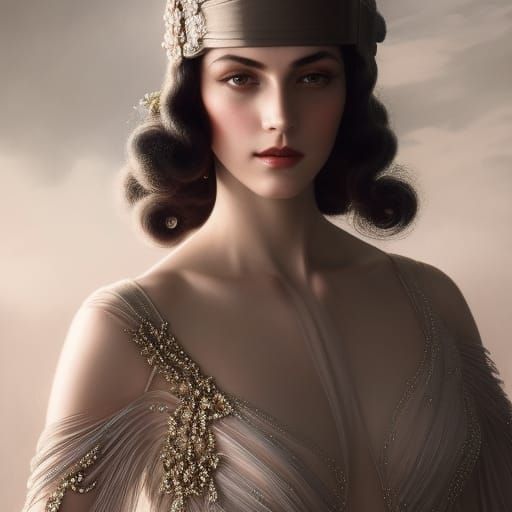 1920s flapper - AI Generated Artwork - NightCafe Creator
