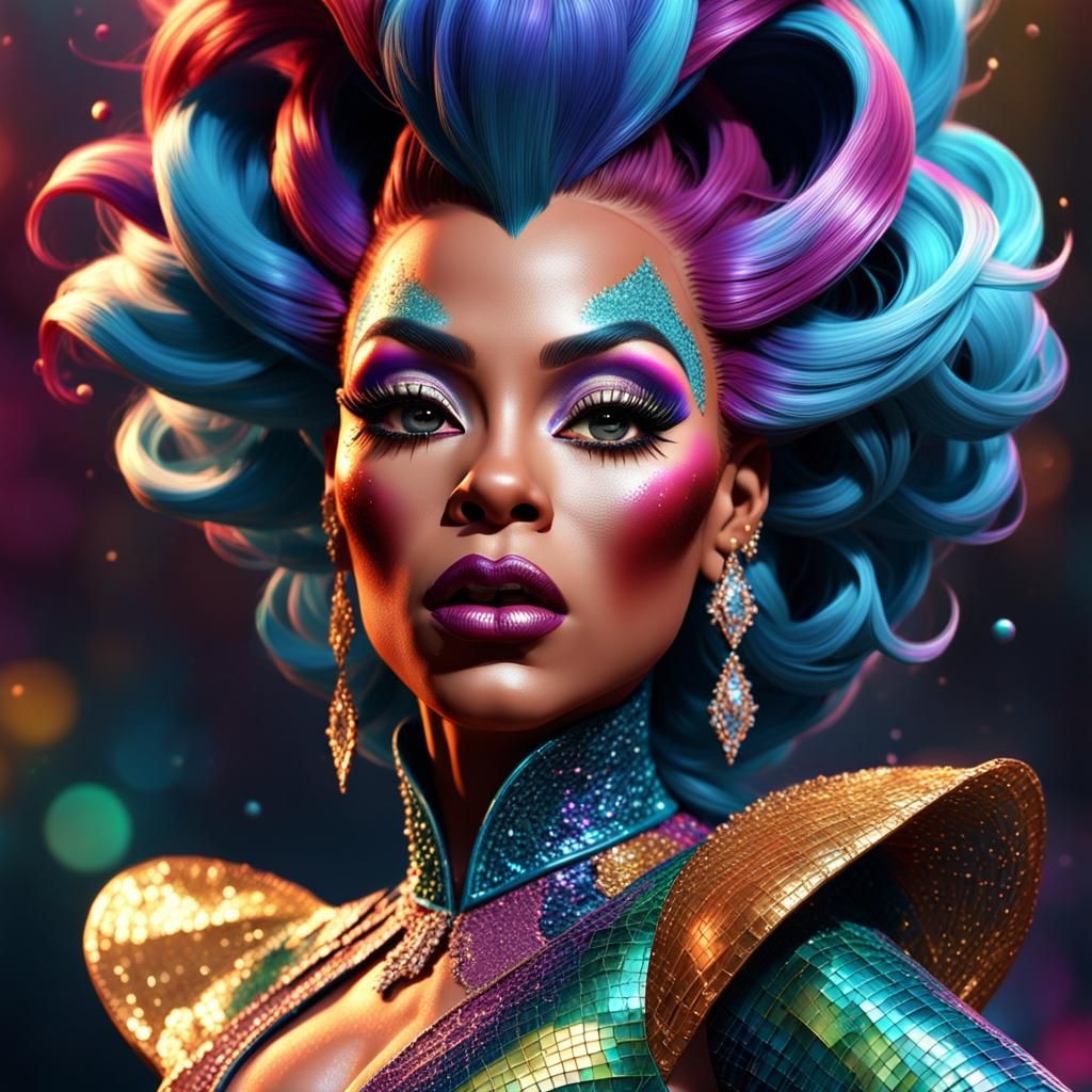 Beauty in Drag - AI Generated Artwork - NightCafe Creator