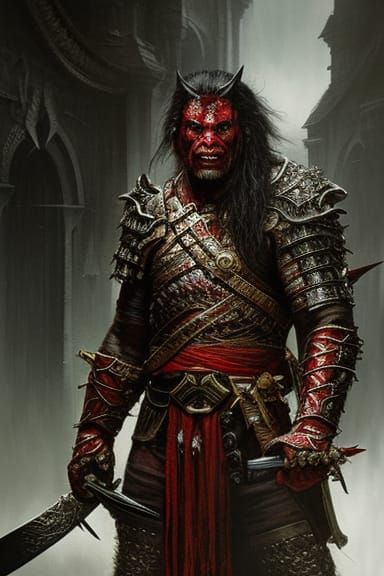 Orc Warlord - AI Generated Artwork - NightCafe Creator