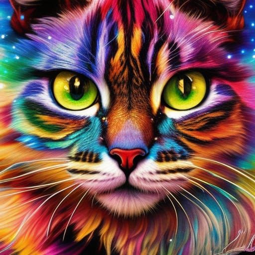 plethora of Eyeballs, Lisa Frank ; Beautiful, Volumetric lighting ...