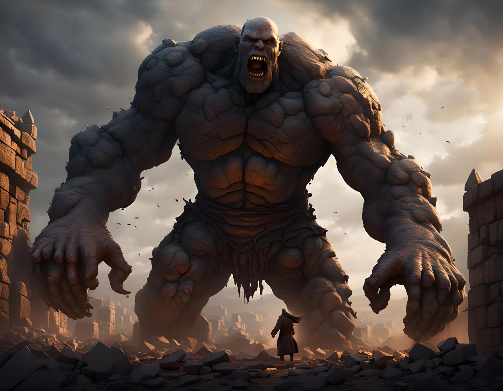 The golem is an ancient Hebrew myth, it was said to be made of clay and ...