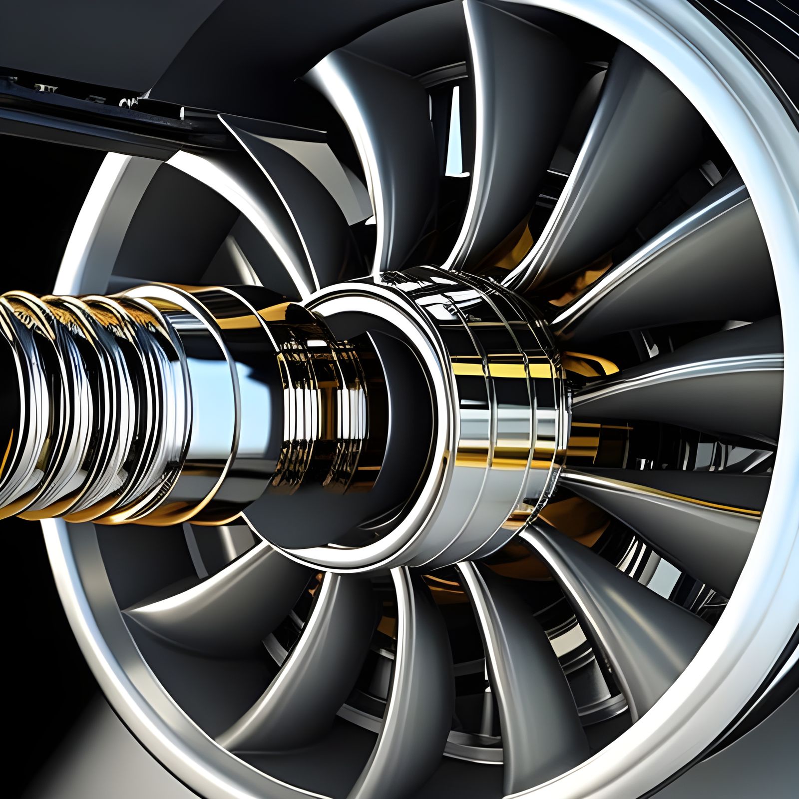 Jet Engine - 03 - AI Generated Artwork - NightCafe Creator