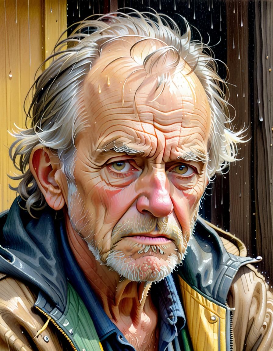 Damn rain - AI Generated Artwork - NightCafe Creator