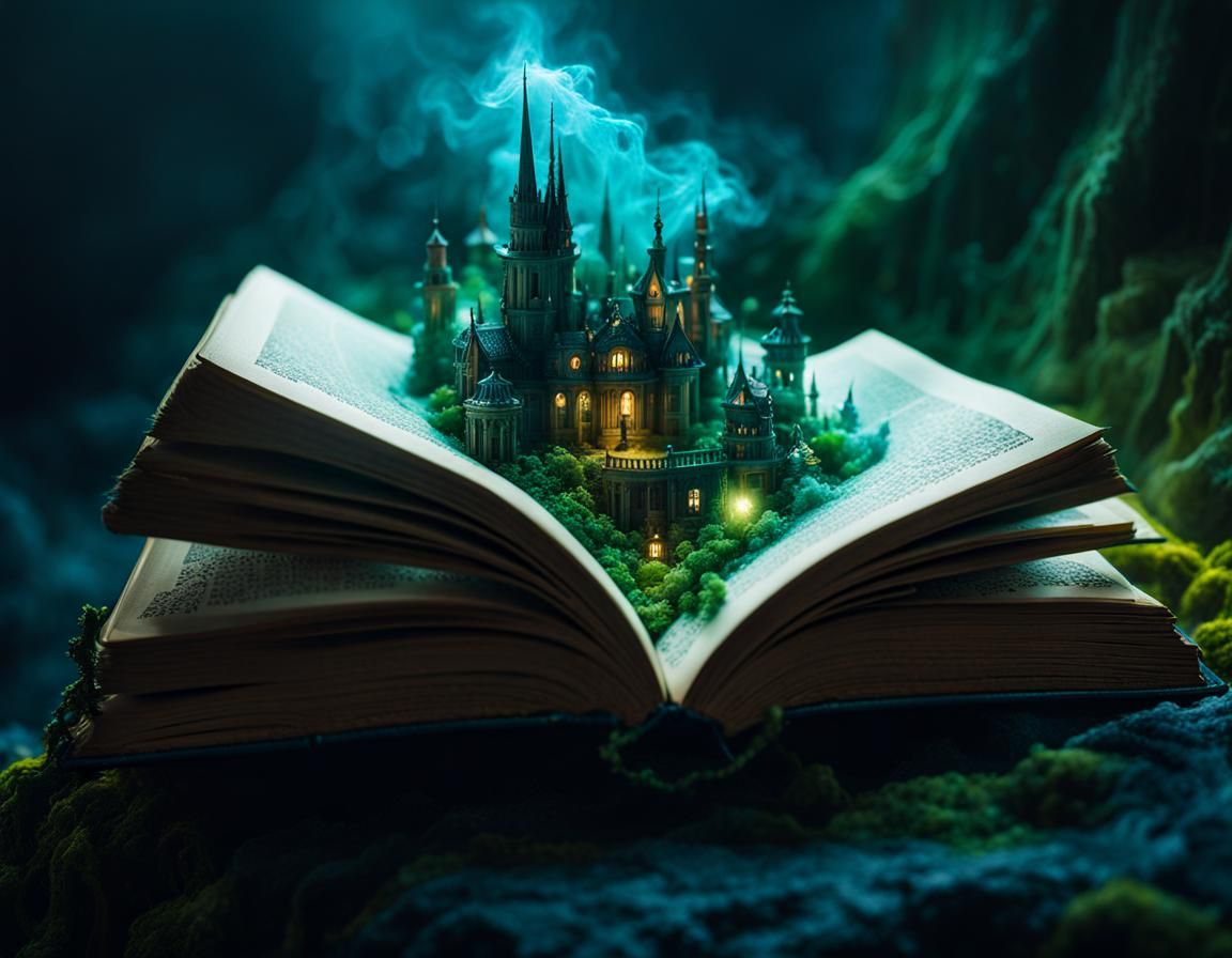 fantasy book - AI Generated Artwork - NightCafe Creator