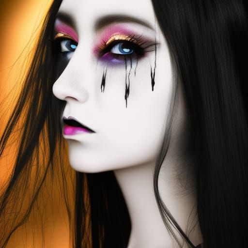 Black Tears… - AI Generated Artwork - NightCafe Creator