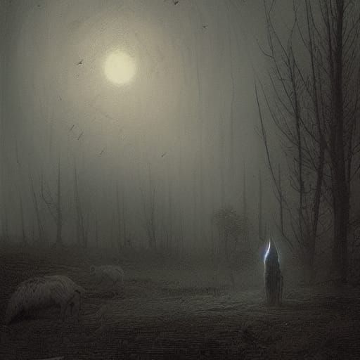 skinwalkers in skinwalker ranch - AI Generated Artwork - NightCafe Creator
