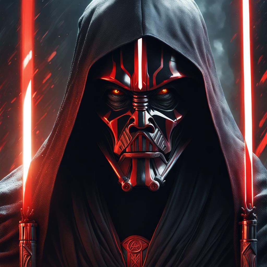 A portrait of a Sith Lord - AI Generated Artwork - NightCafe Creator
