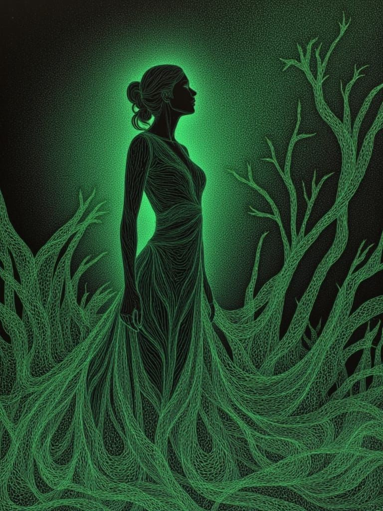 Scratchboard green - Scratchboard green