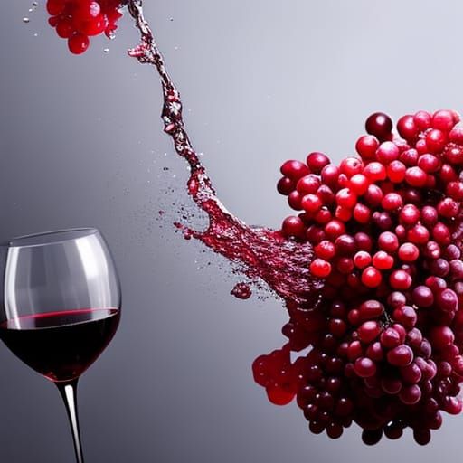 Red wine - AI Generated Artwork - NightCafe Creator