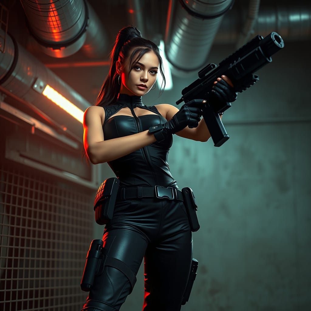 Modeling for a one-handed rocket launcher