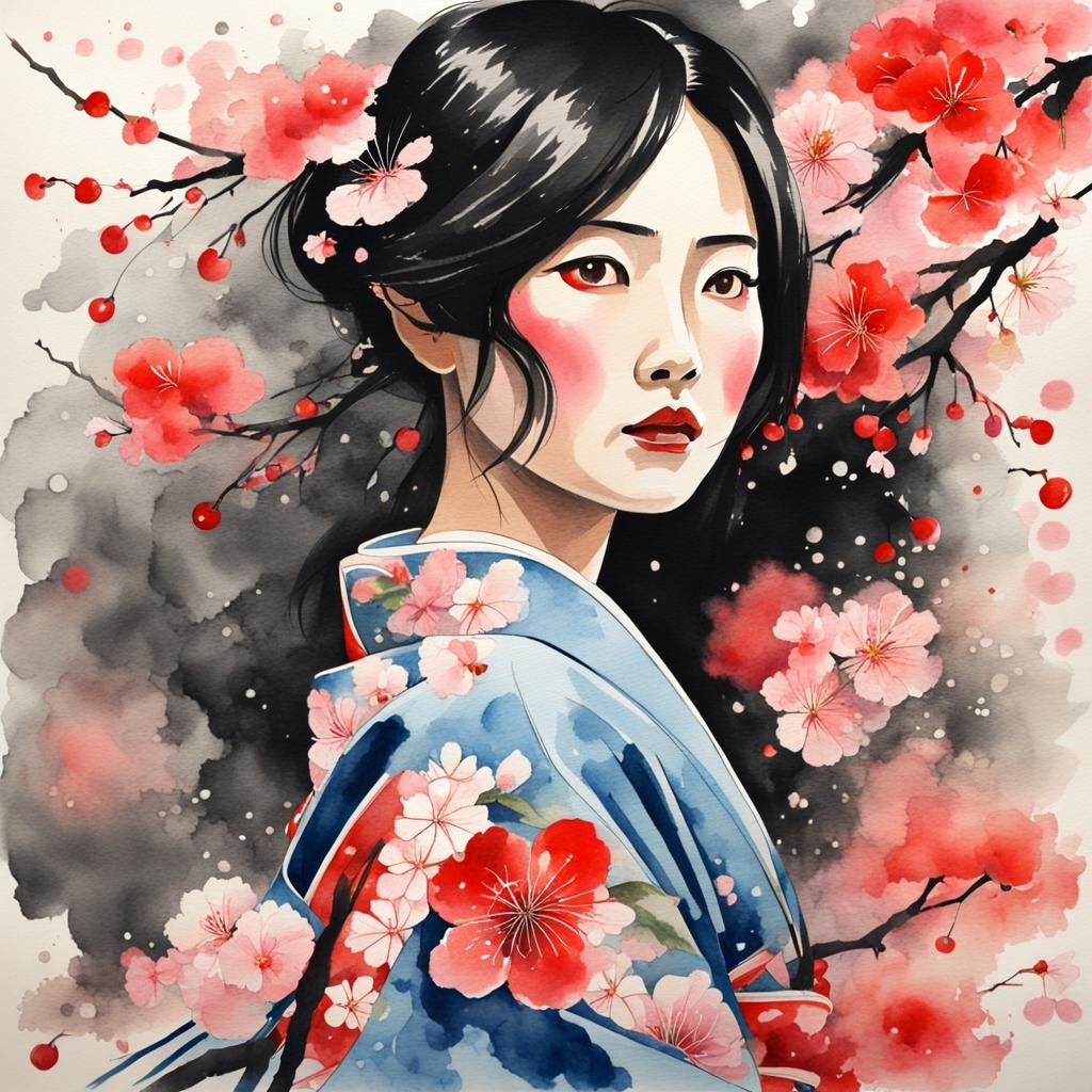 a japanese woman - AI Generated Artwork - NightCafe Creator