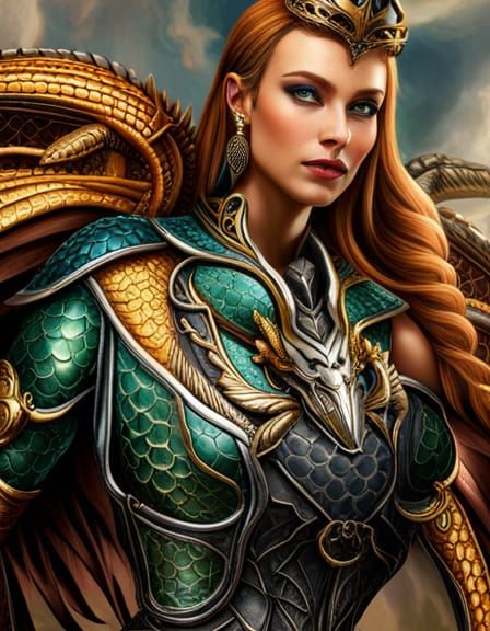 queen of dragons - AI Generated Artwork - NightCafe Creator
