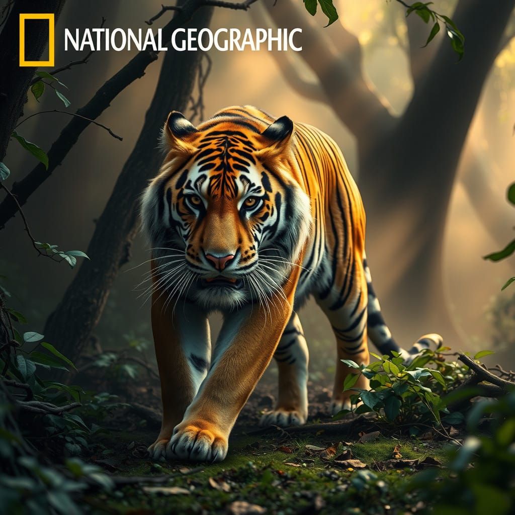 Tiger, Tiger in the Night - Wildlife Photographer's Tiger i...