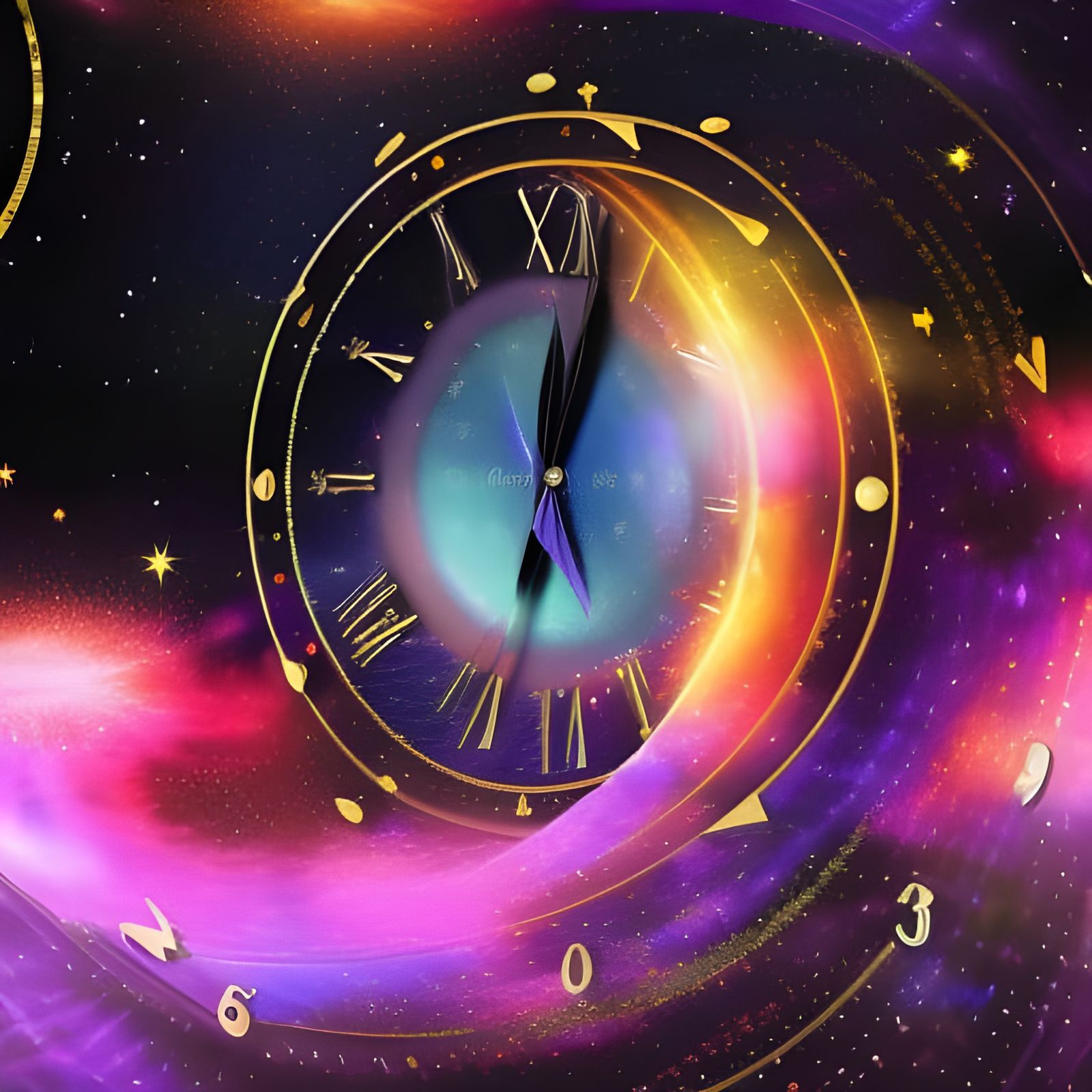 Clock - AI Generated Artwork - NightCafe Creator