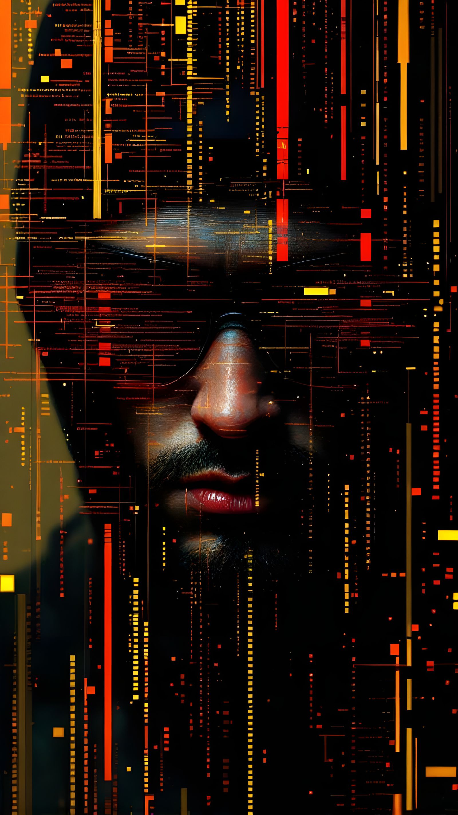 Open Port Glitch 1- Daily challenge #1016 - NightCafe