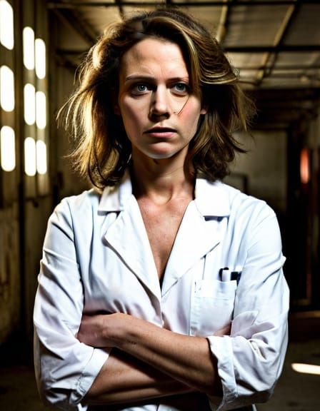 Dr. Allison Vega, P.h.D., Apocalypse World OC - AI Generated Artwork ...