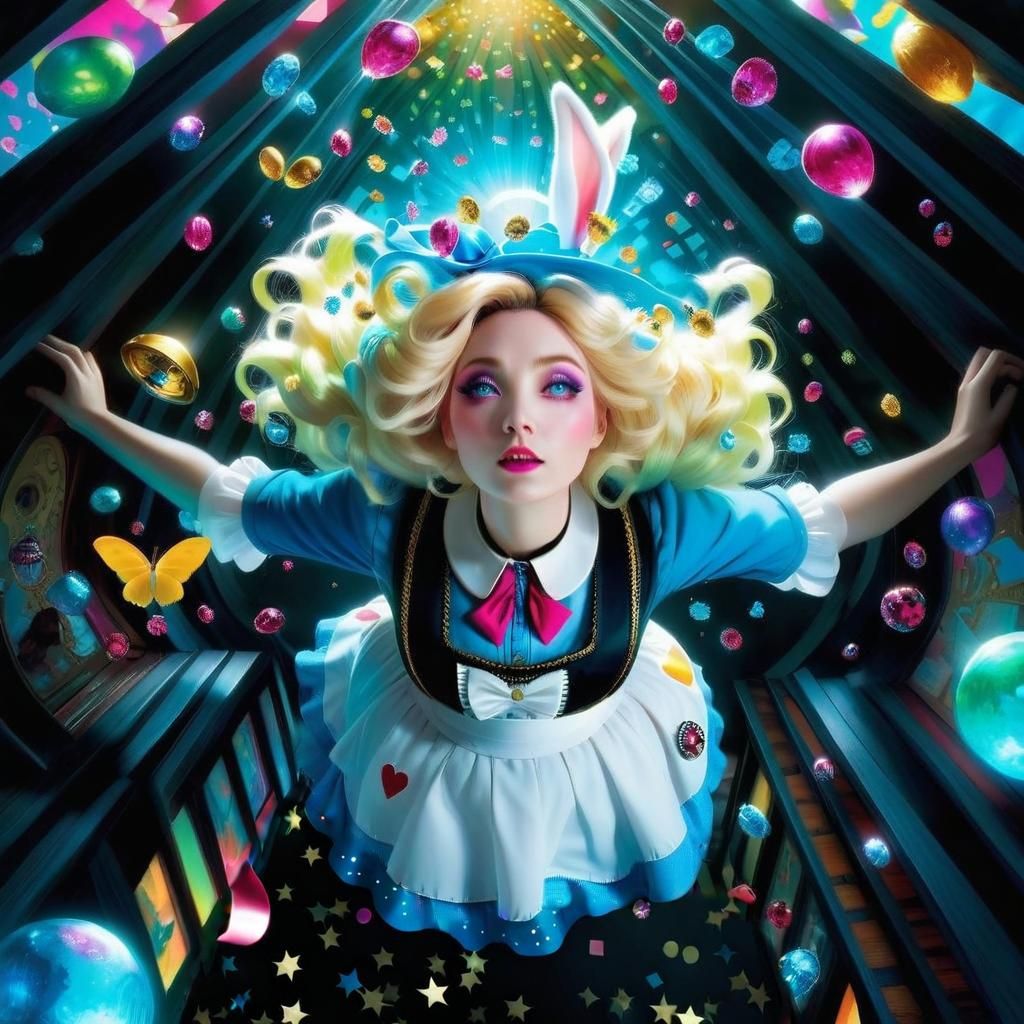Down The Rabbit Hole - AI Generated Artwork - NightCafe Creator