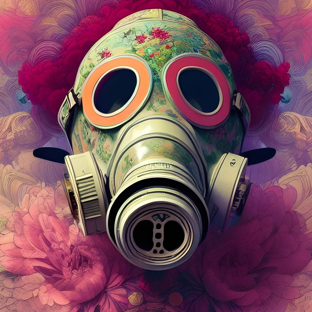 Beautiful Gas Mask - AI Generated Artwork - NightCafe Creator