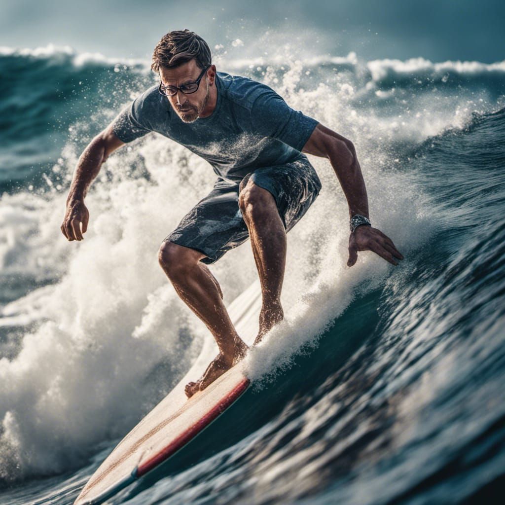 Casual Surfer - AI Generated Artwork - NightCafe Creator