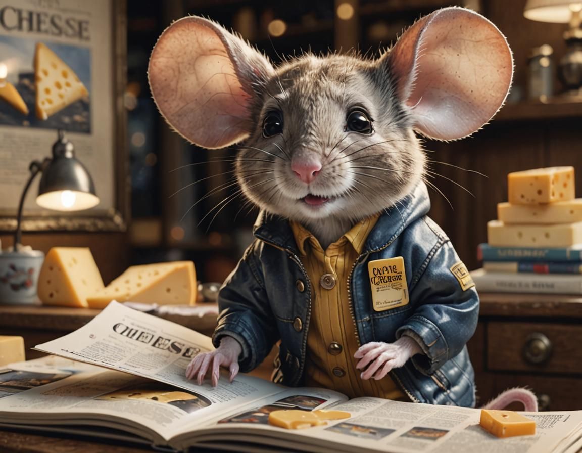 Mouse in a jacket - AI Generated Artwork - NightCafe Creator