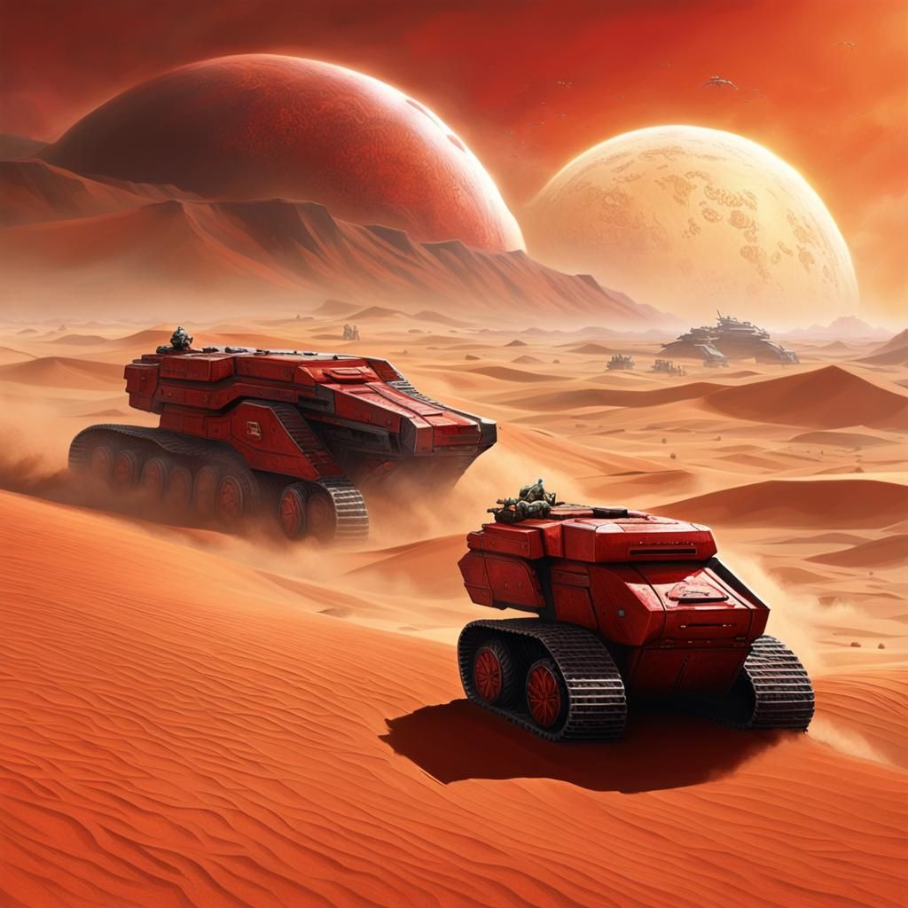 Dune. Arrakis. Desert planet. sands that stretch as far as the eye can ...