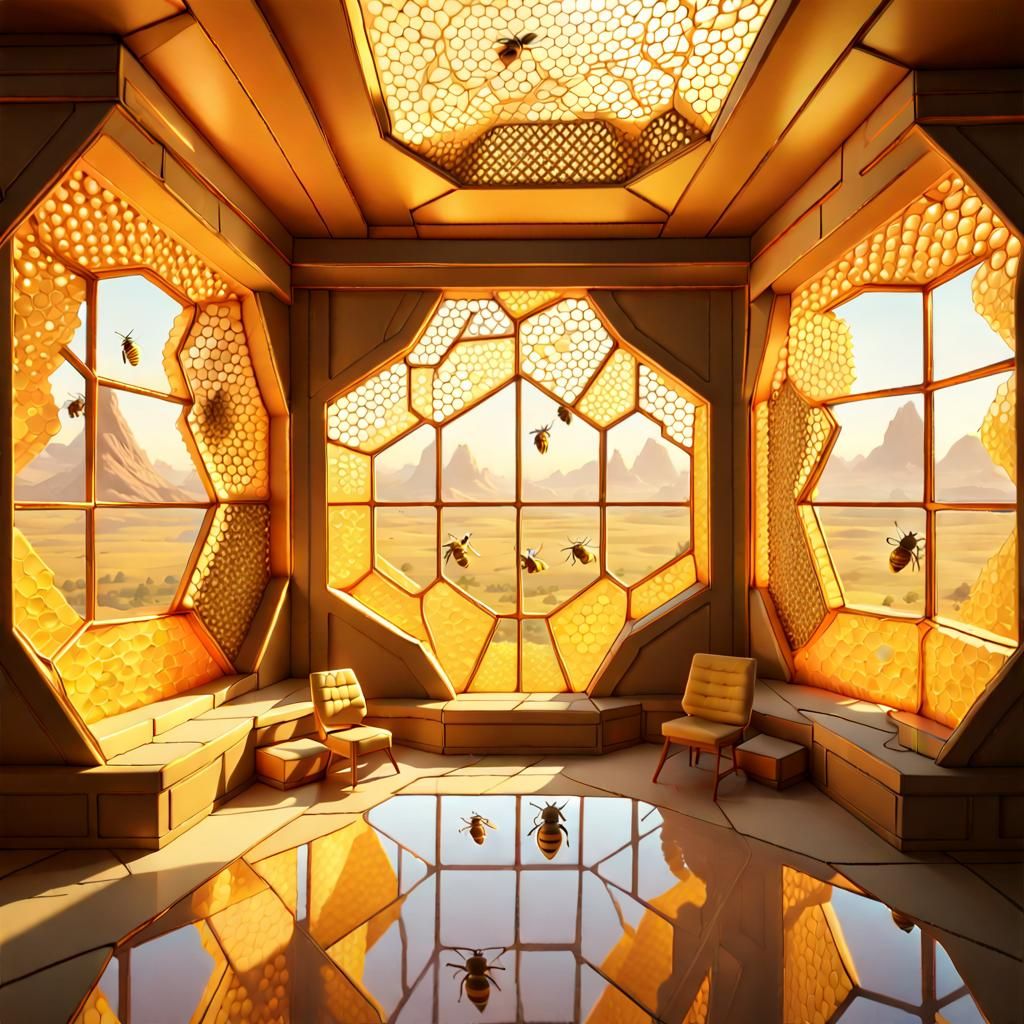 Honey room - AI Generated Artwork - NightCafe Creator