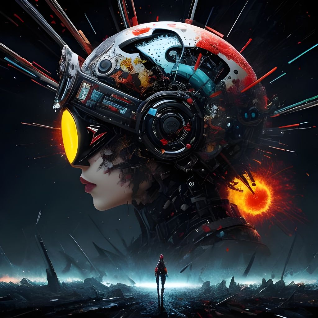 rogue AI's abstract takeover, Artificial intelligence dominance ...