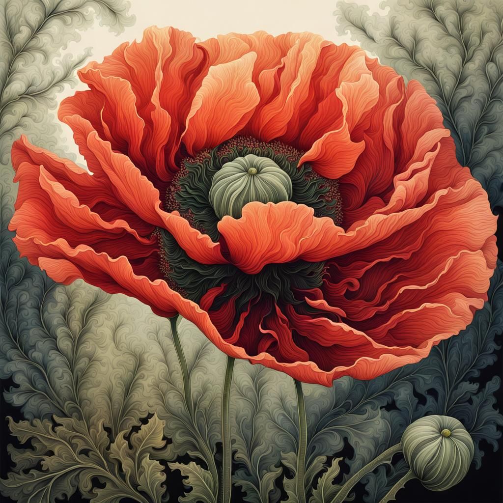 Poppy - AI Generated Artwork - NightCafe Creator