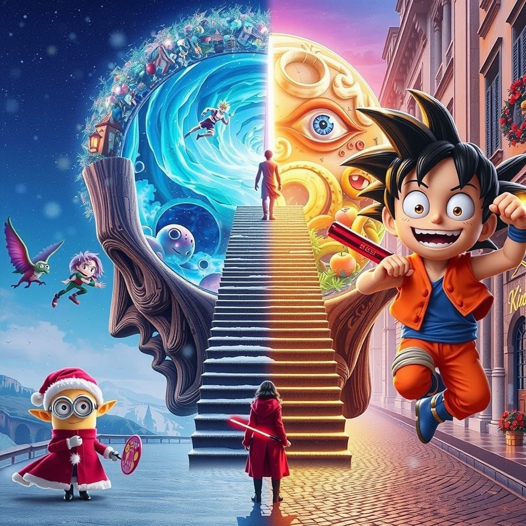 Surreal Goku minion fantasy ... - Surreal Goku minion fantas...