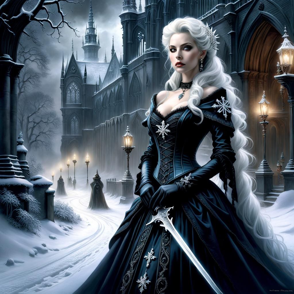 Black Elsa - AI Generated Artwork - NightCafe Creator