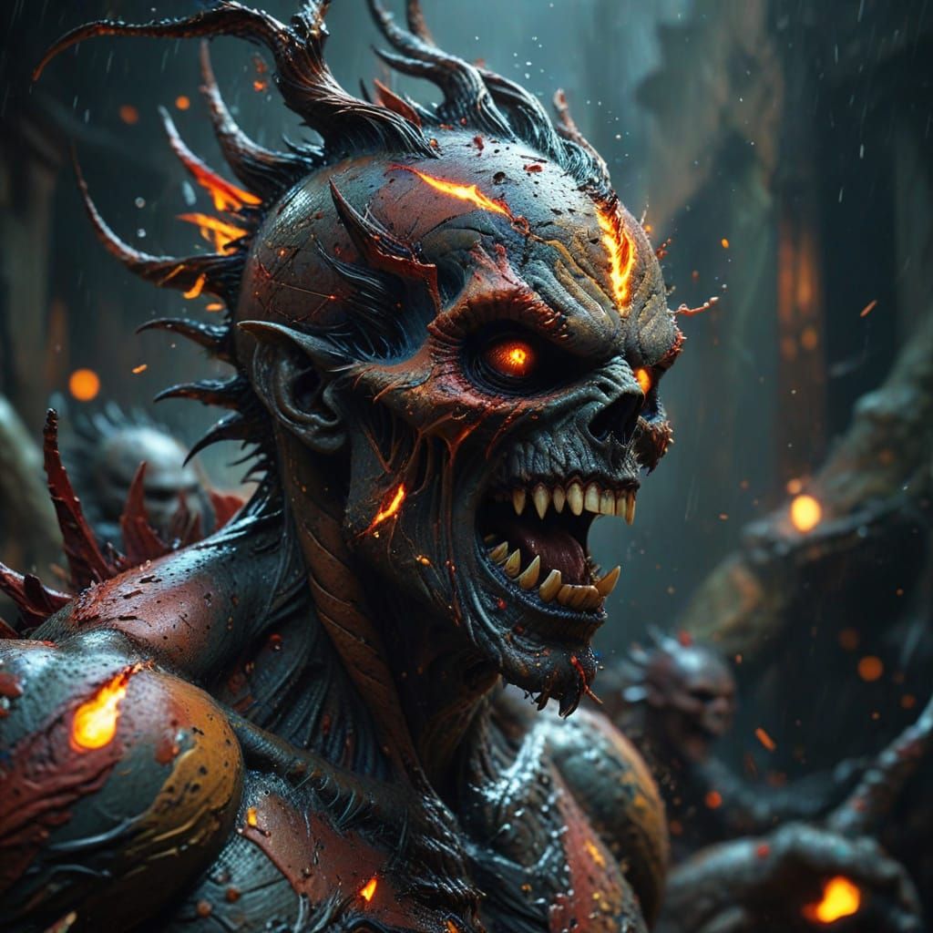 Fire Orc King - Fire Orc King