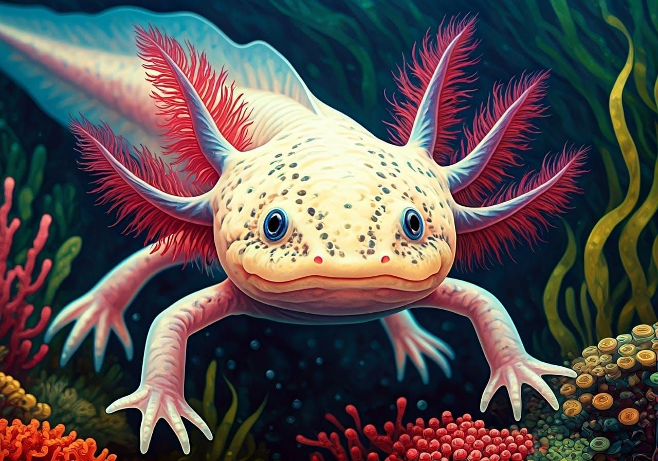 Axol, the Axolotl. - Axol, the Axolotl.