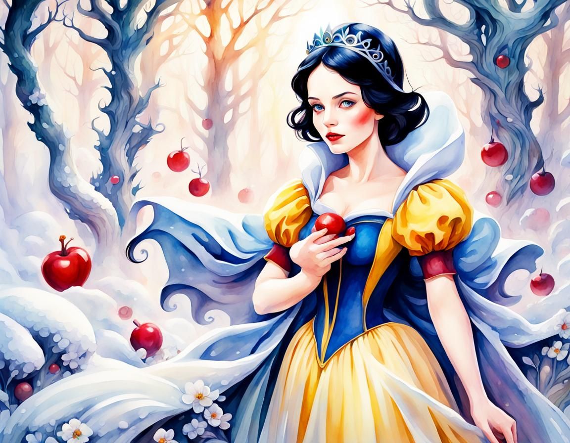 Snow White - AI Generated Artwork - NightCafe Creator