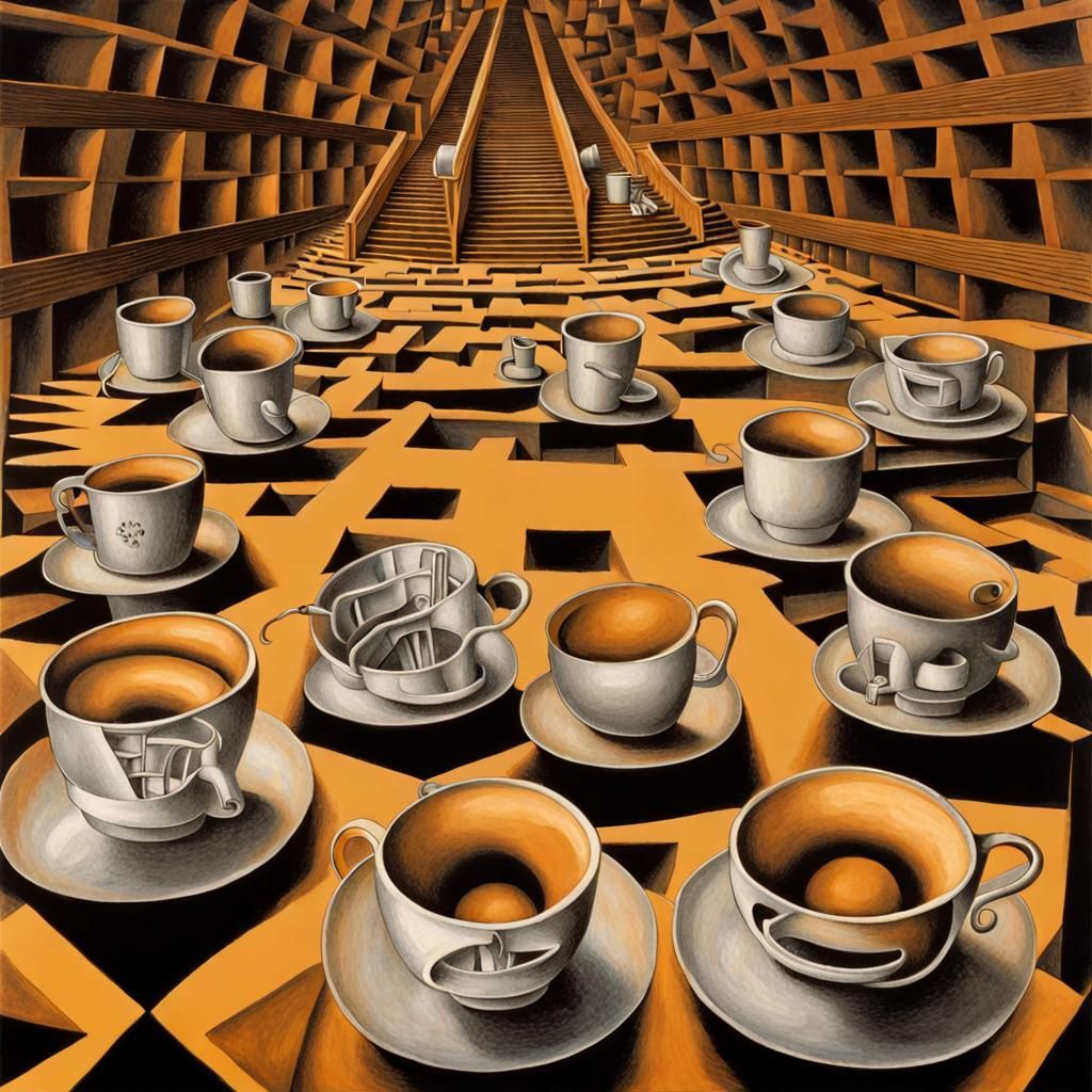 Hyperdimensional Tea Time - AI Generated Artwork - NightCafe Creator