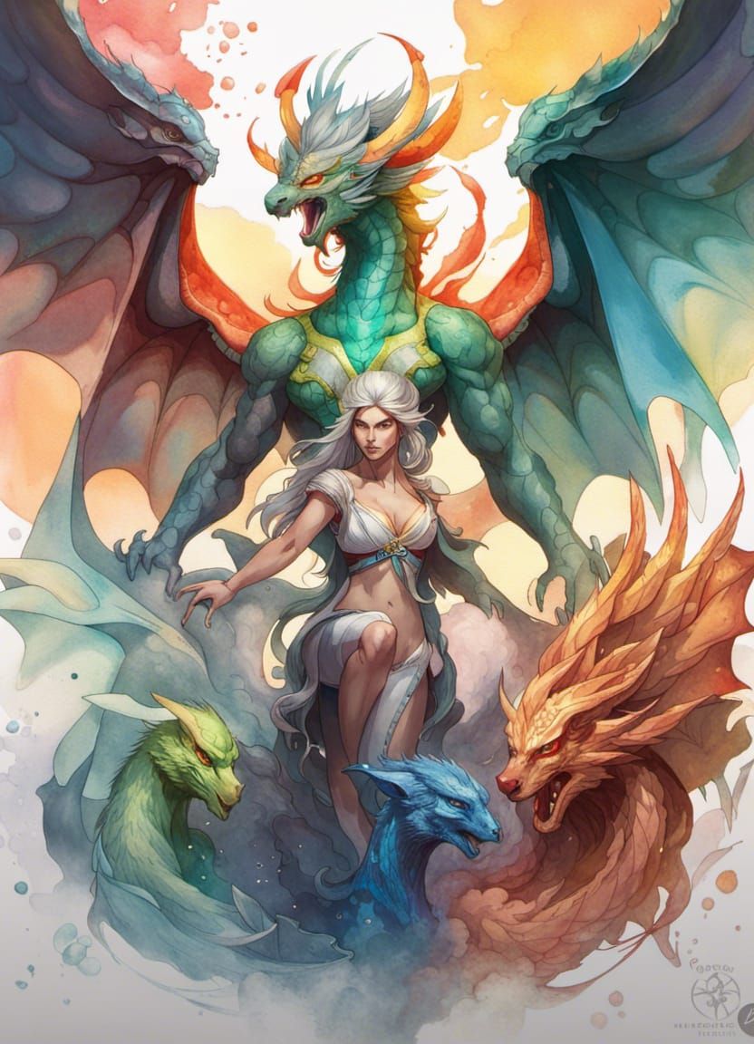 Tiamat - AI Generated Artwork - NightCafe Creator