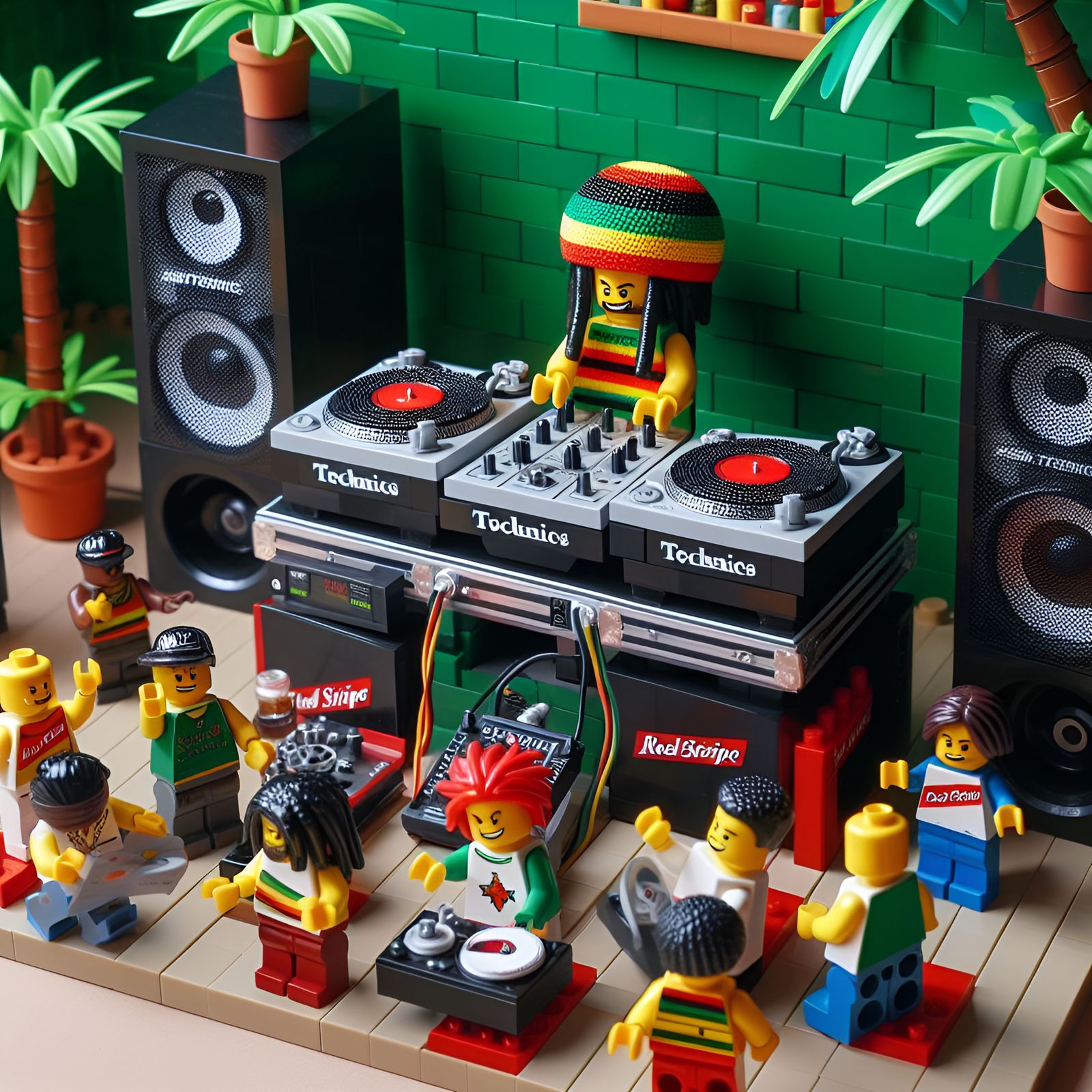 Lego Dancehall in Session [vol.1] (Dall-E-3, 08dec23) - AI Generated ...