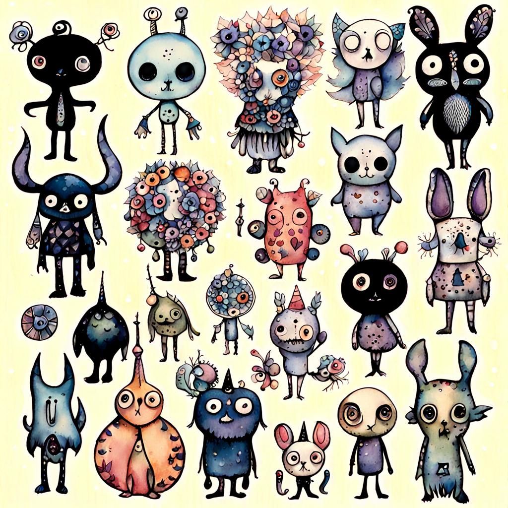 Imaginary Friends_023 - AI Generated Artwork - NightCafe Creator