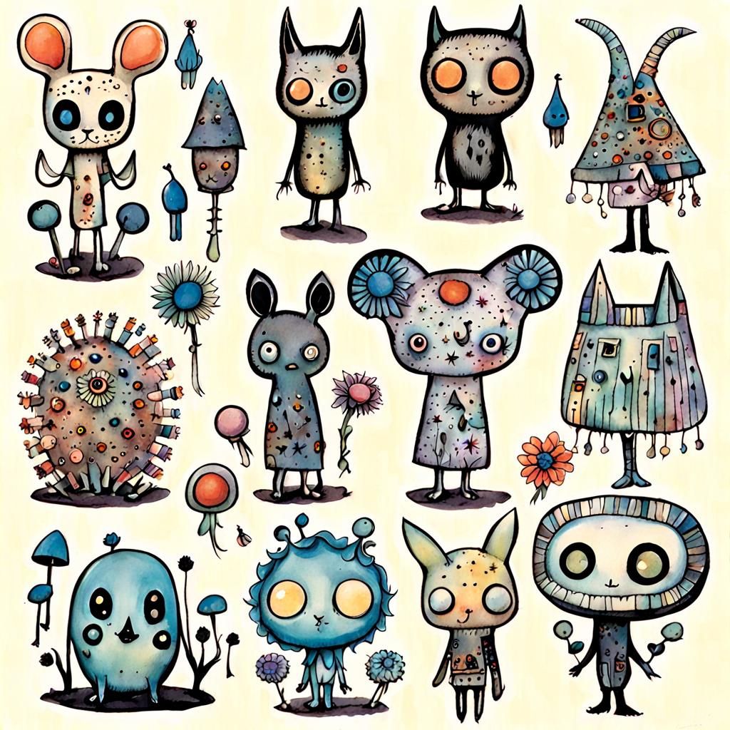 Imaginary Friends_025 - AI Generated Artwork - NightCafe Creator