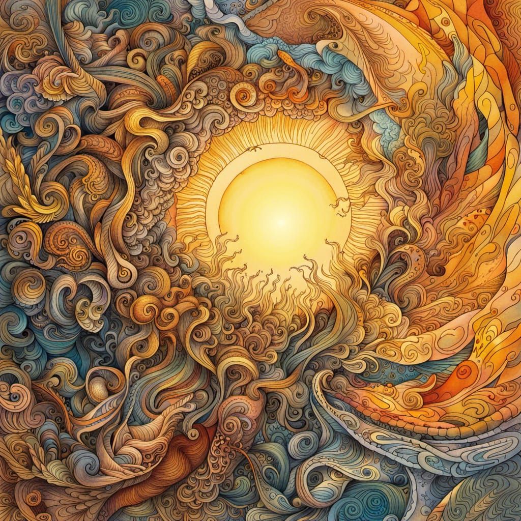 embrace the sun - AI Generated Artwork - NightCafe Creator