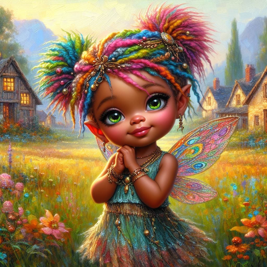 Lizzia- Pixie Darling - AI Generated Artwork - NightCafe Creator