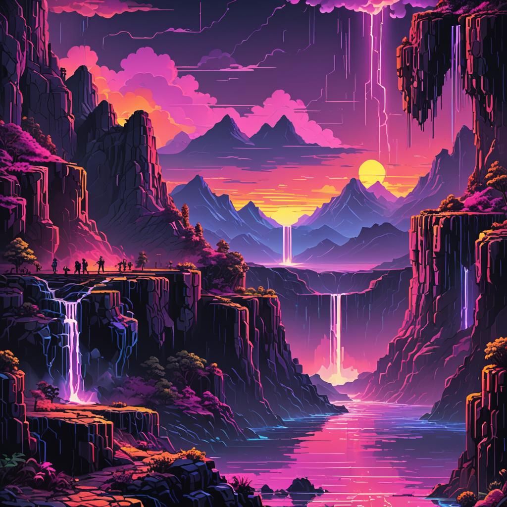 Computer Generated World - AI Generated Artwork - NightCafe Creator