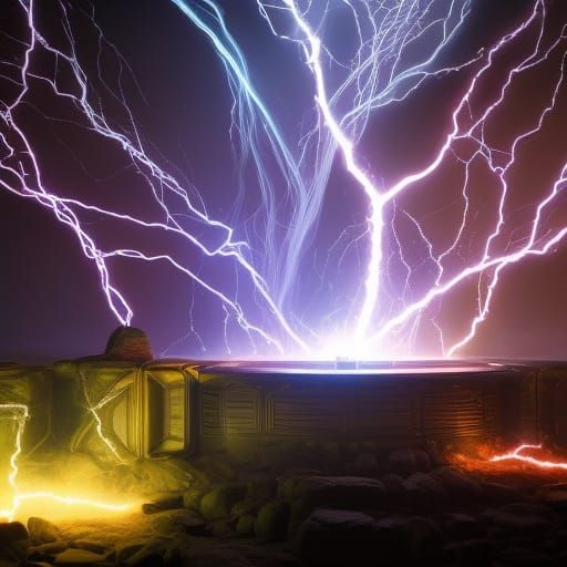 Electricity - AI Generated Artwork - NightCafe Creator