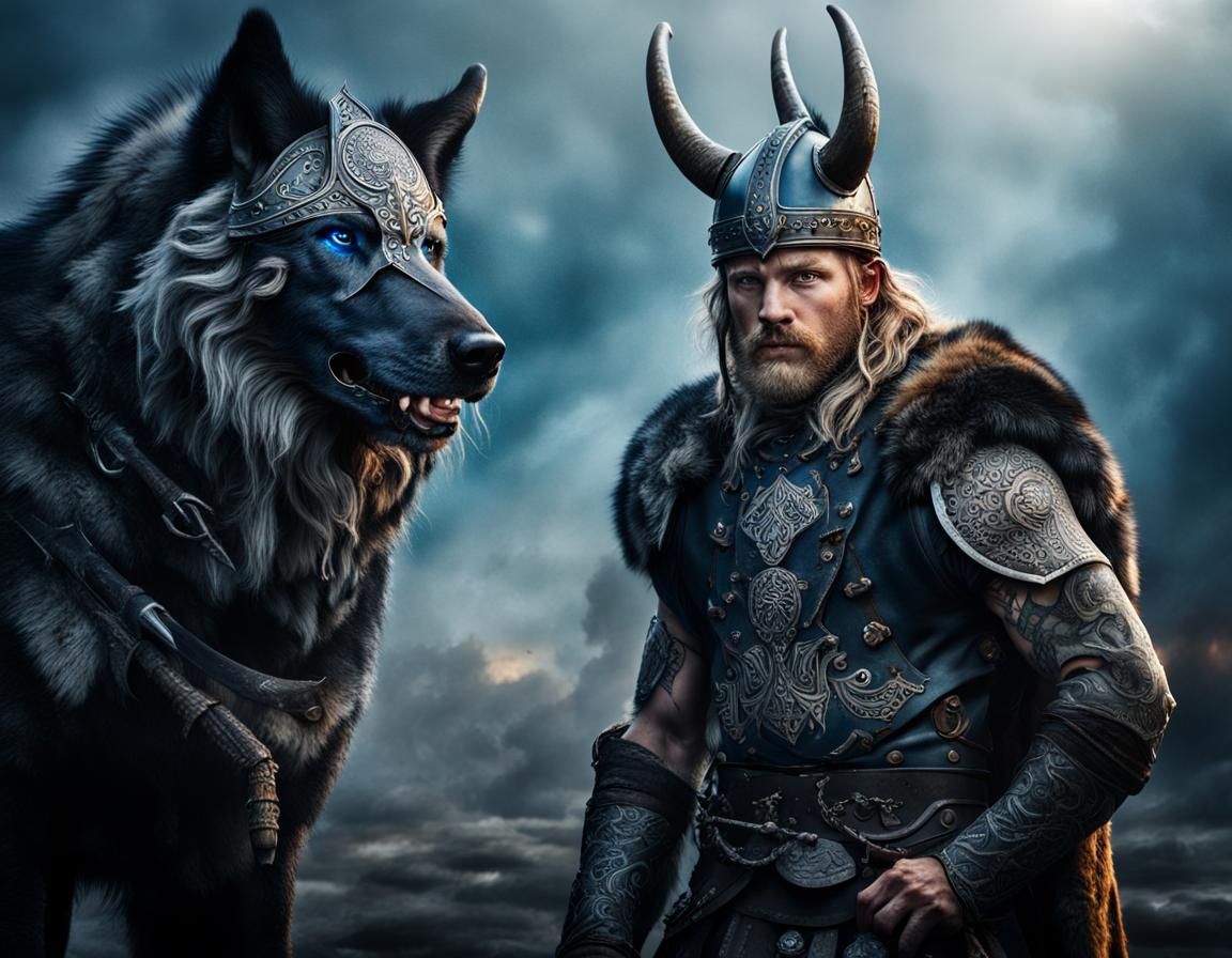The three horned viking - AI Generated Artwork - NightCafe Creator