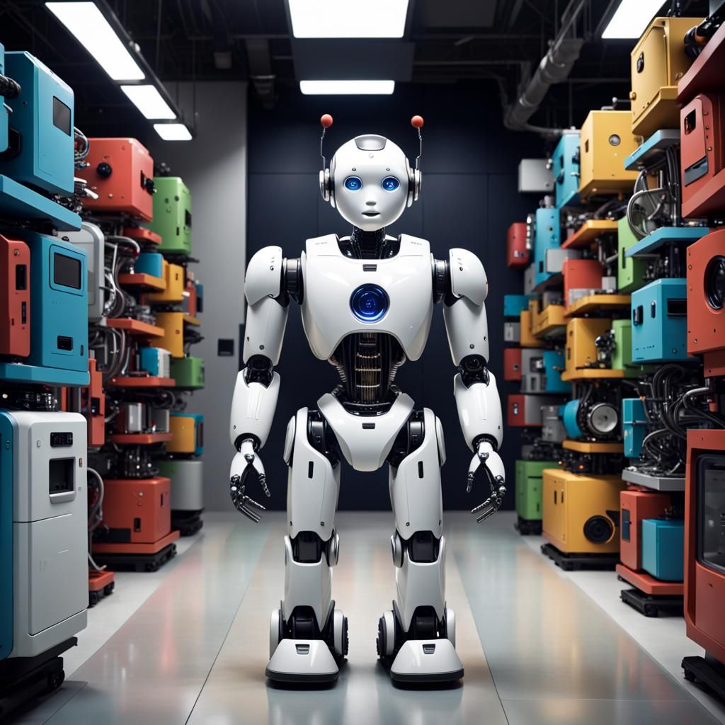 Robot - AI Generated Artwork - NightCafe Creator