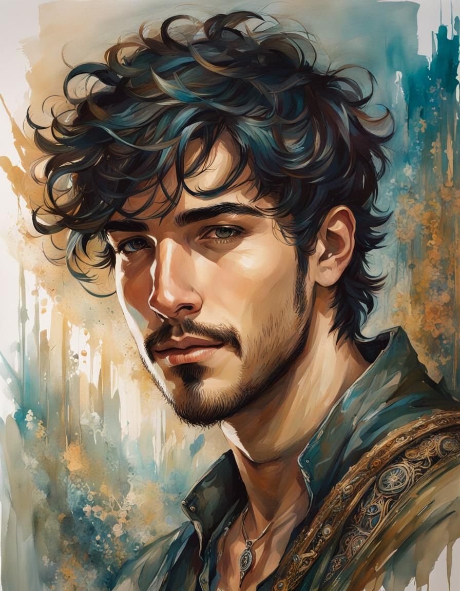 Handsome Italian Man 240617 - AI Generated Artwork - NightCafe Creator