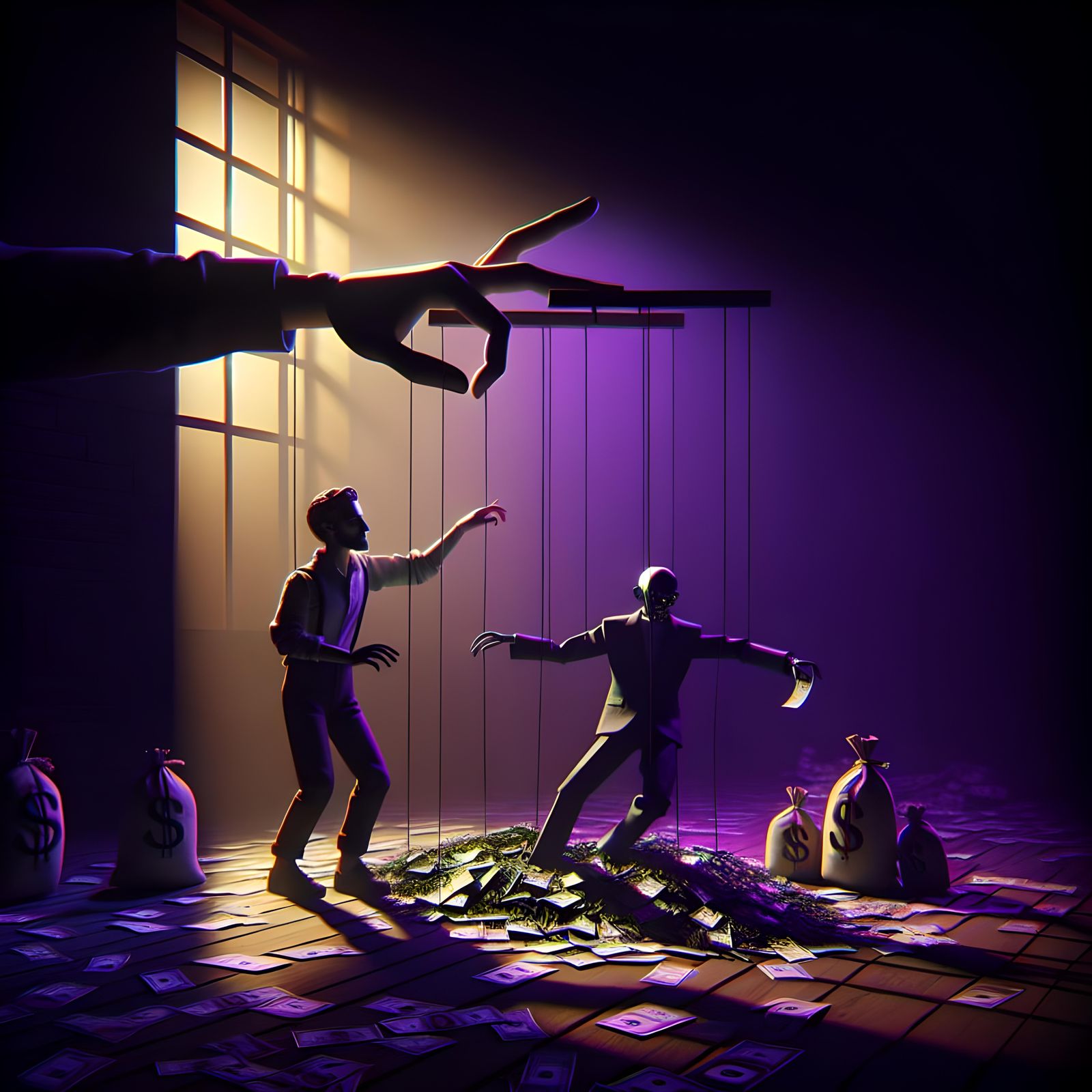 Manipulation... - AI Generated Artwork - NightCafe Creator