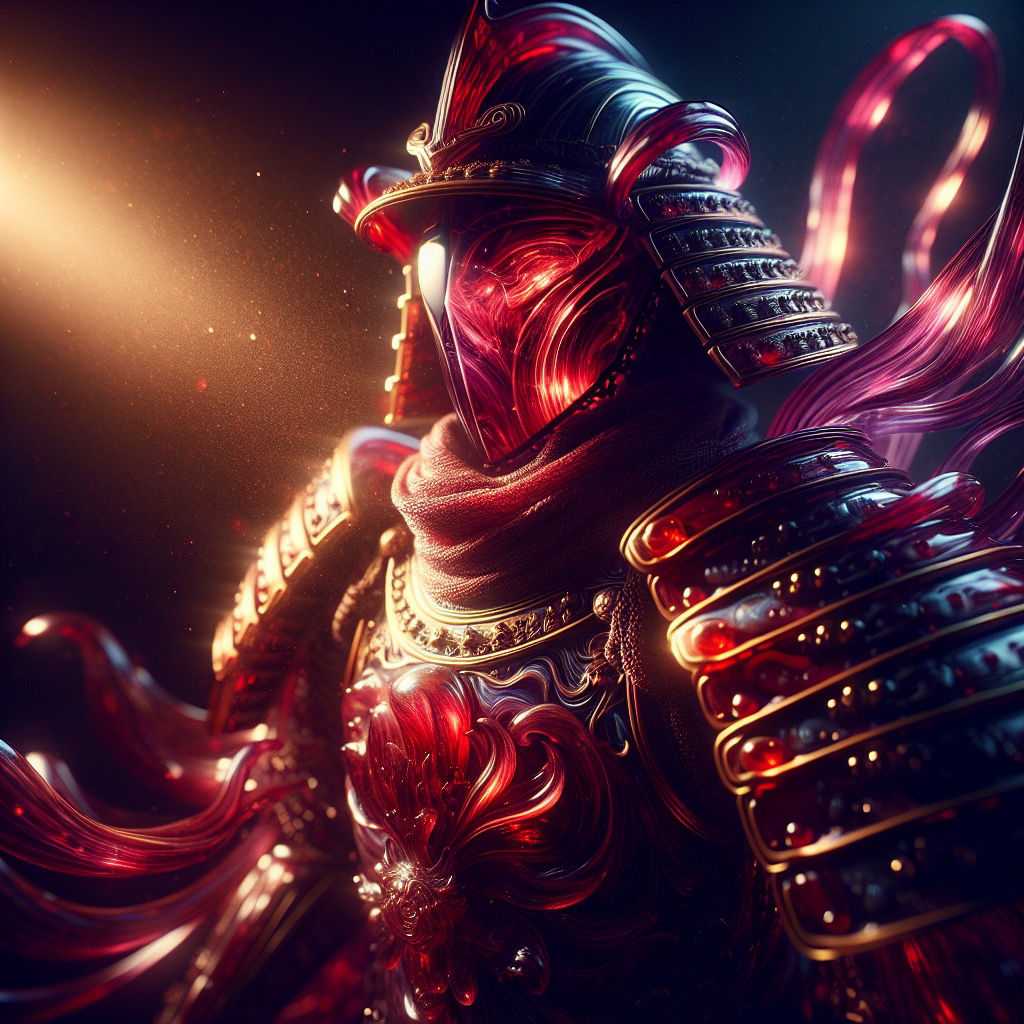 Crimson Ronin - AI Generated Artwork - NightCafe Creator
