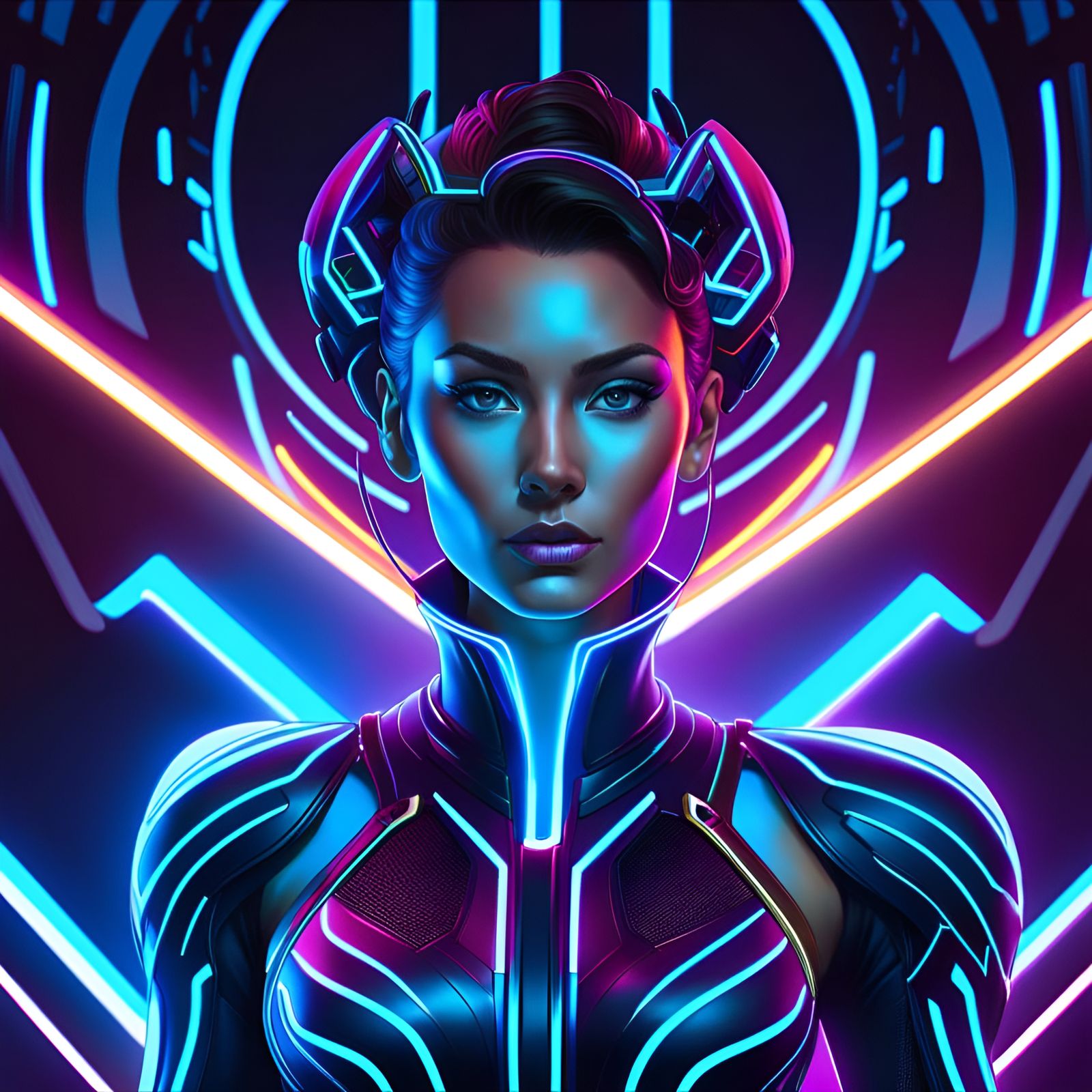 TRON Outtake From the 80s Challenge #2 - AI Generated Artwork ...