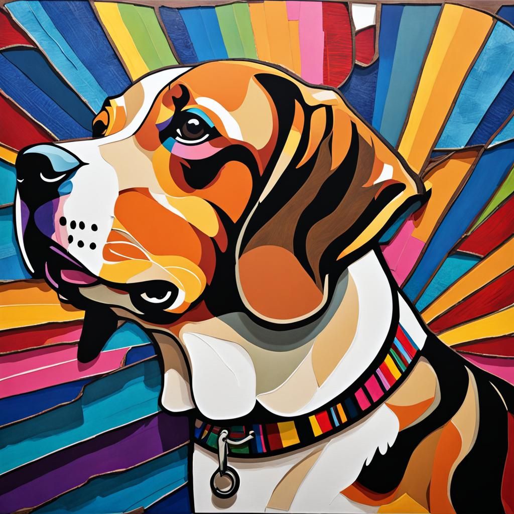 Portrait of a Beagle - AI Generated Artwork - NightCafe Creator